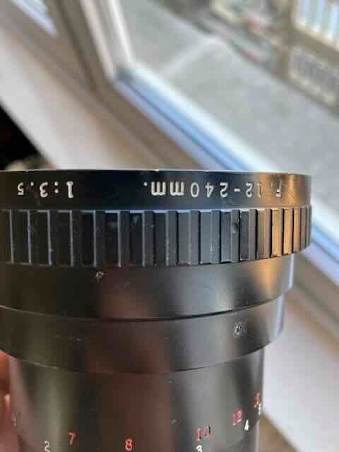 FS: Angenieux 12-240 zoom Cameflex/Eclair mount. Excellent condition ...