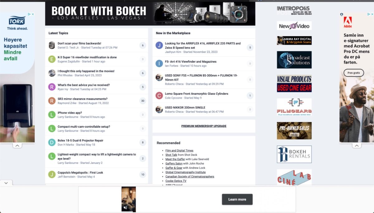 State of the Forum Ads, and respect for the community - General ...