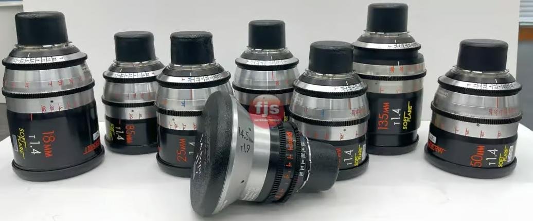 Used MasterBuilt Soft Flare Set of 8 Lenses: 14.5 18 25 35 50 85 105 ...