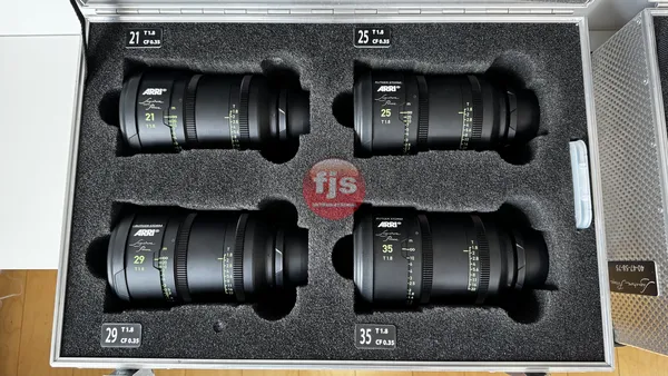 Used Signature Primes lens set of 8: 21, 25, 29, 35, 40, 47, 58, 75mm ...