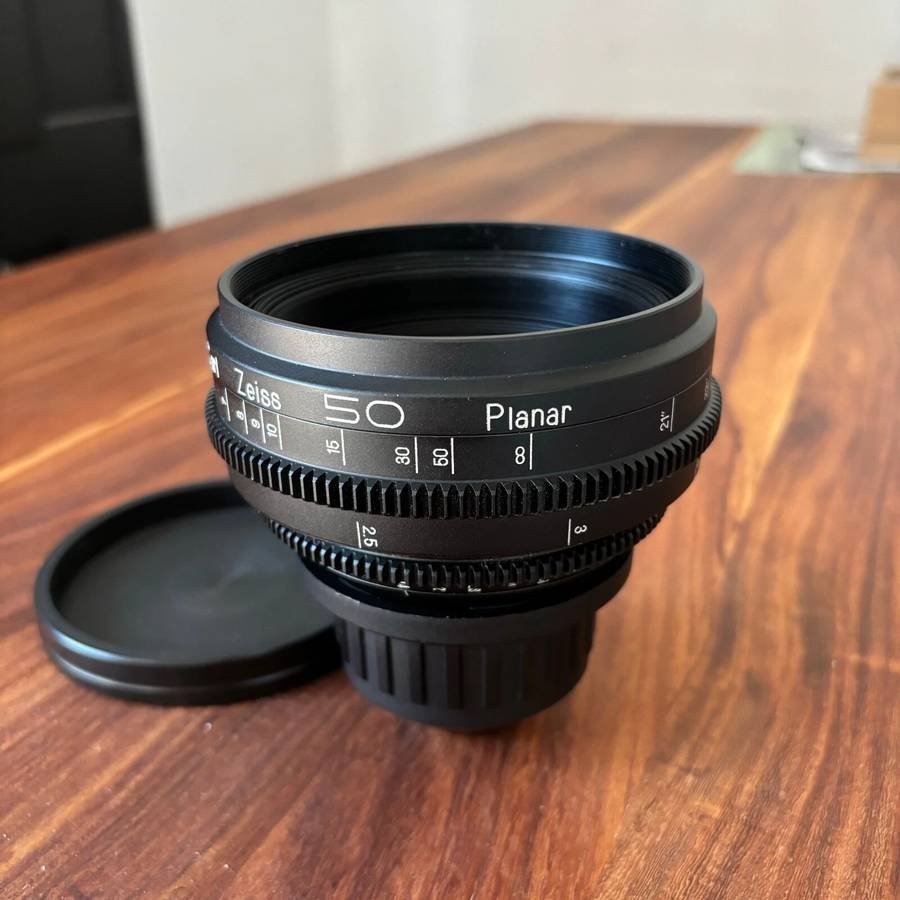 REHOUSED Carl Zeiss Planar 50mm f1.4 – PL Mount w/ Imperial Markings ...